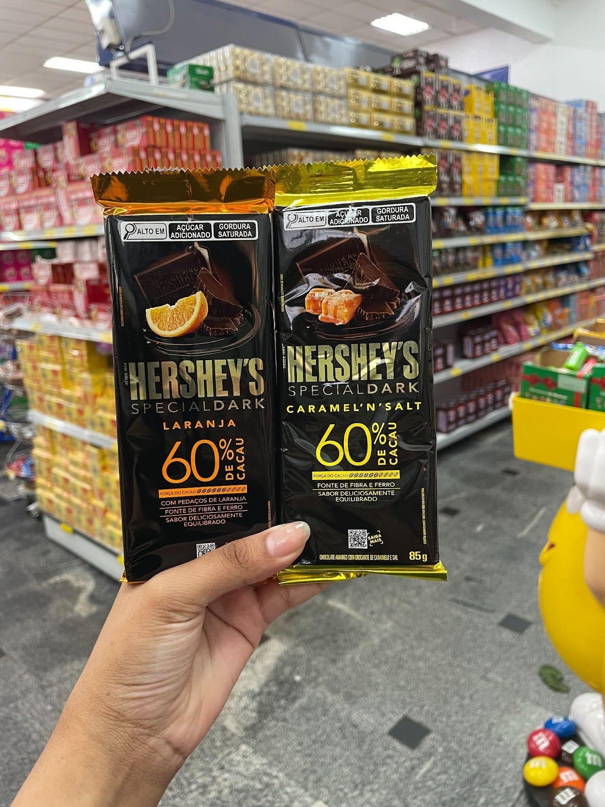 Chocolates Hersheys Opções de 60, 70 e 80% Cacau - Doce Malu